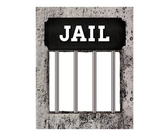 Editable Printable Jail Sign Template FREE Printable Online
